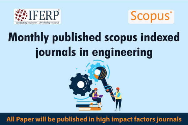 Monthly published scopus indexed journals in engineering 2023